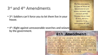 United States Bill of Rights/Constitution Lesson.pptx