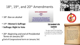 United States Bill of Rights/Constitution Lesson.pptx