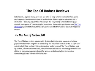 Josh Pellicier Tao | PPT