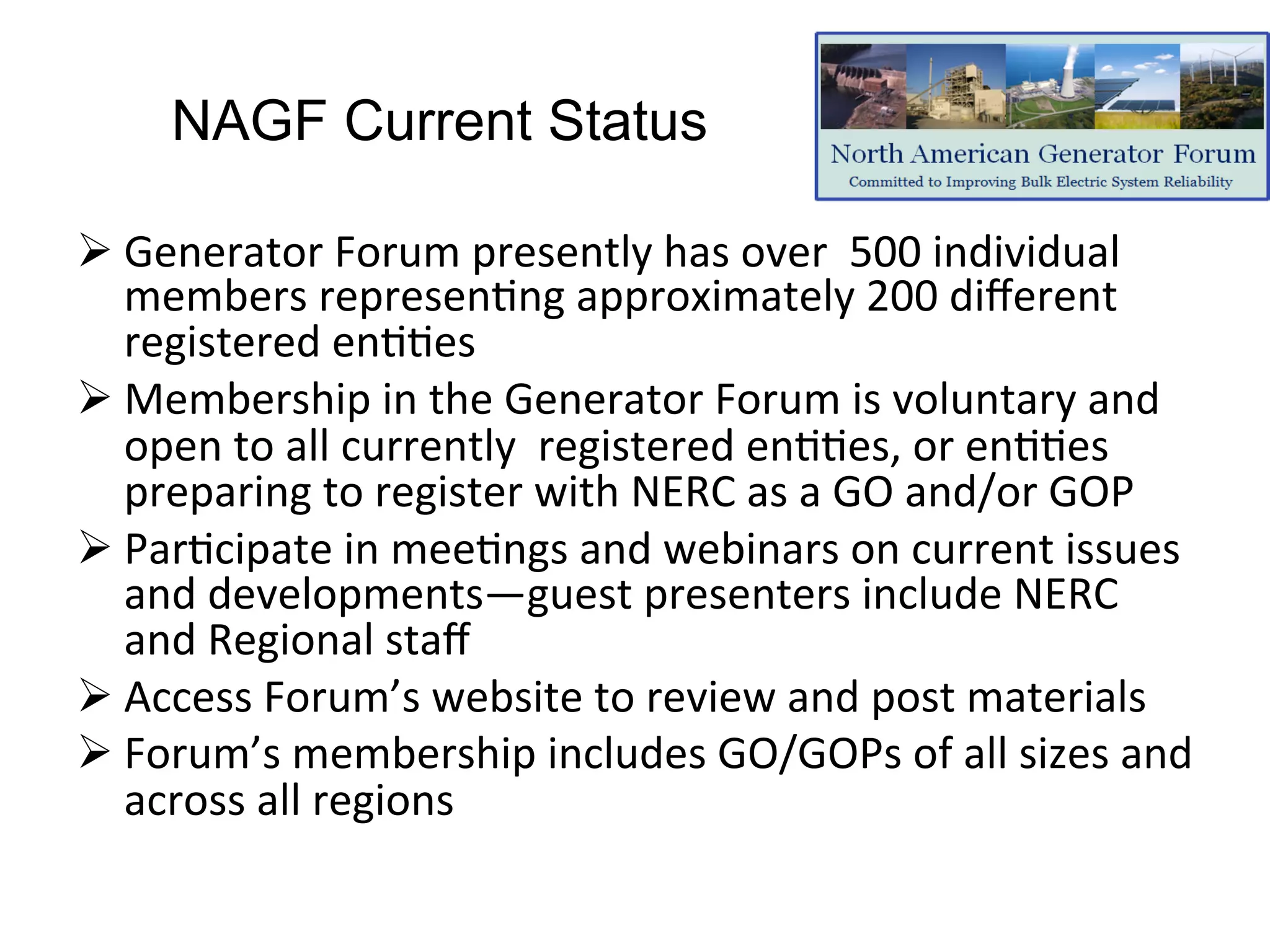 North American Generator Forum Update | PDF