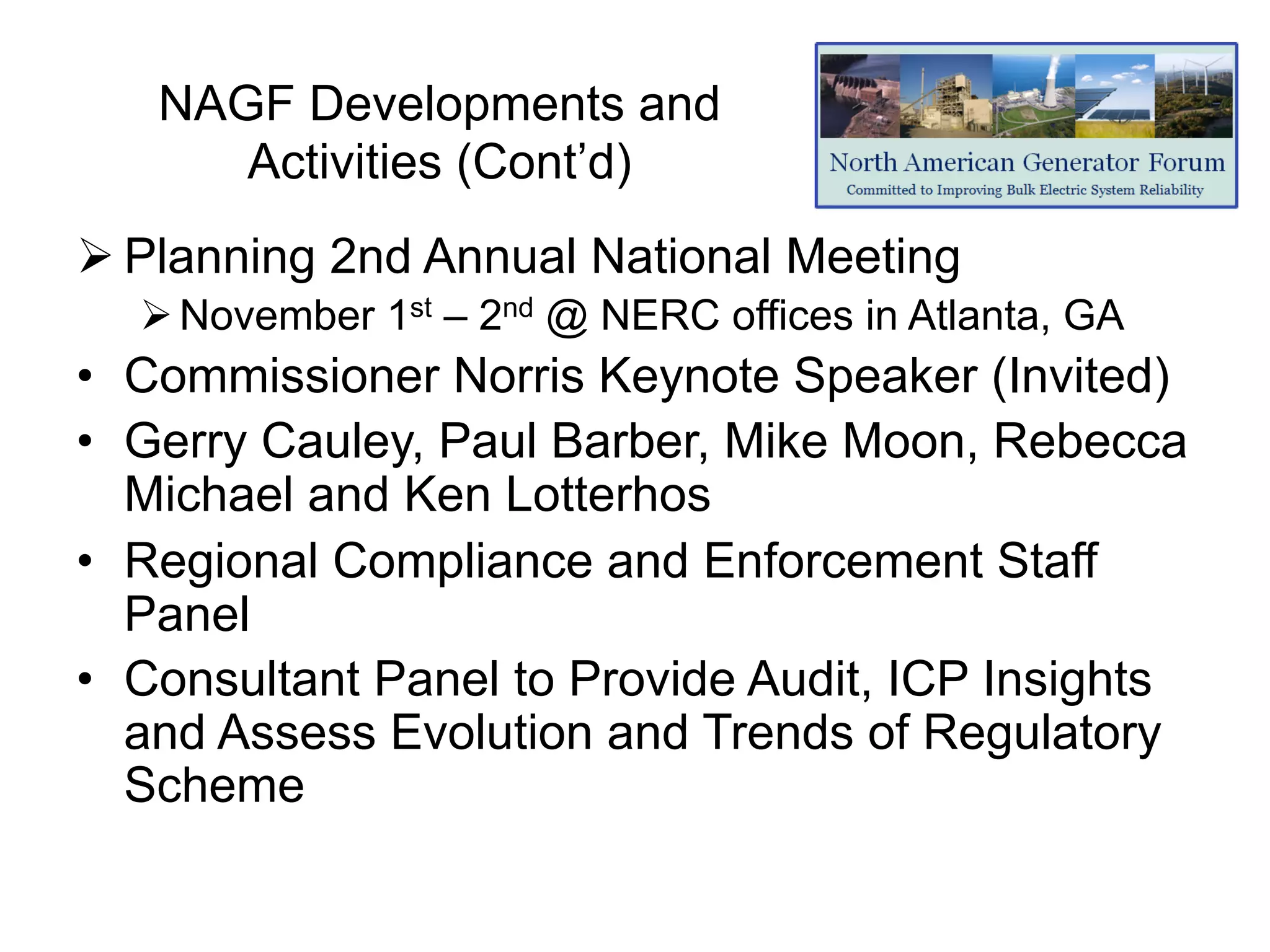 North American Generator Forum Update | PDF