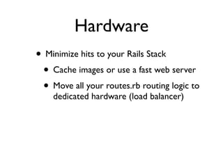 Scaling the Rails | PPT