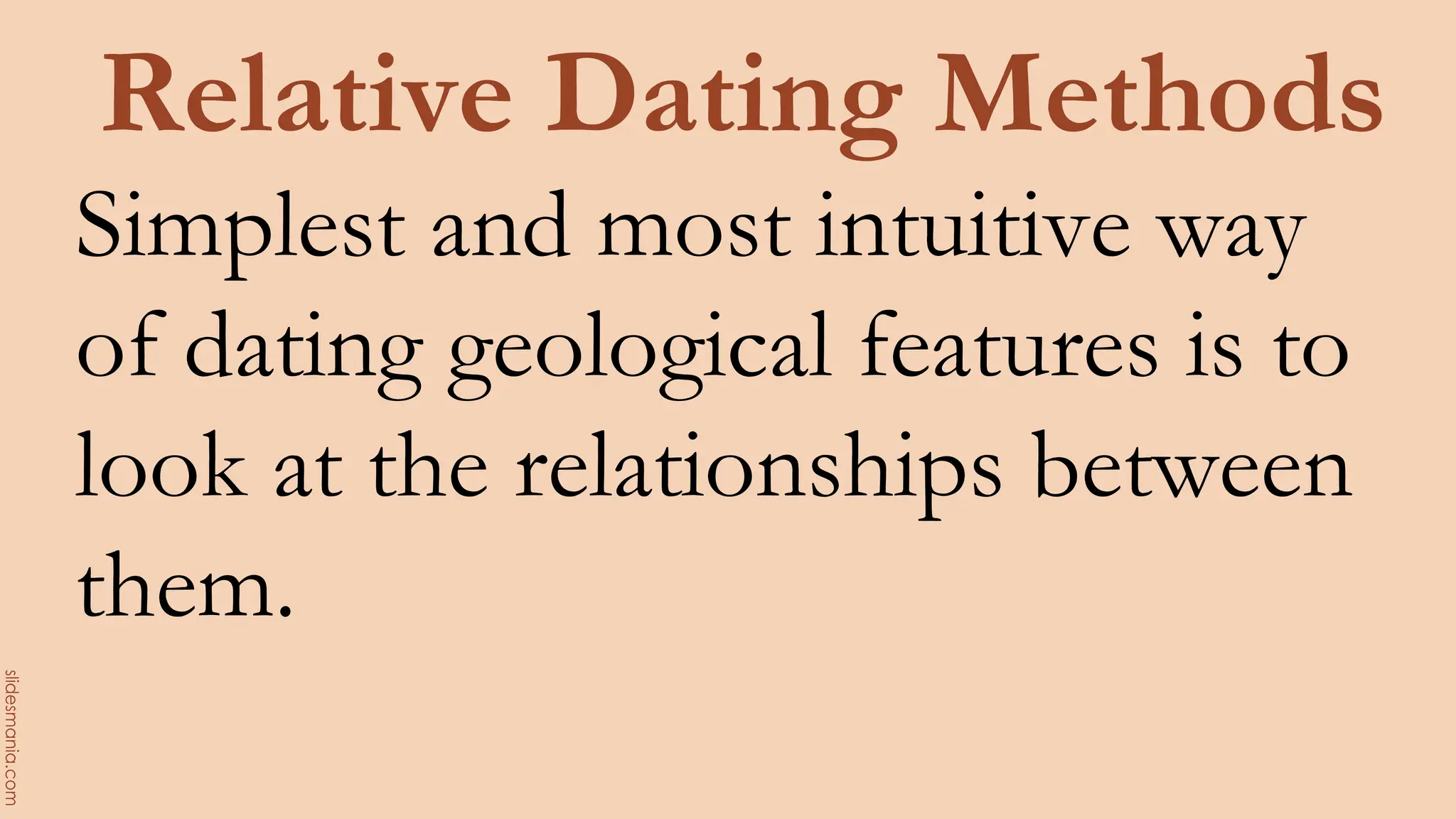 Determining Geologic Time Scale using Absolute and Relative Dating ...