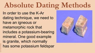 Determining Geologic Time Scale using Absolute and Relative Dating ...