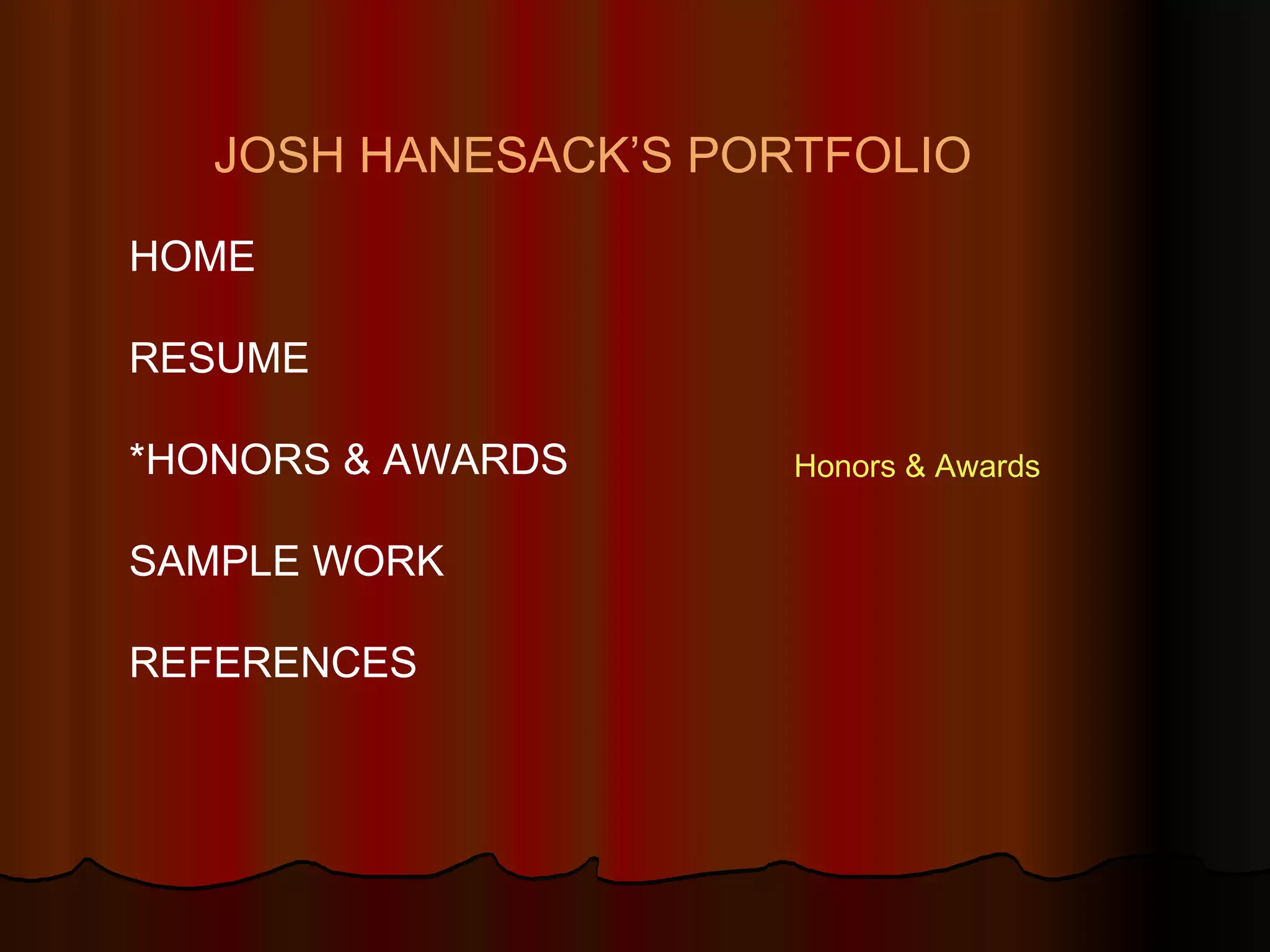 E Portfolio Sample | PPT