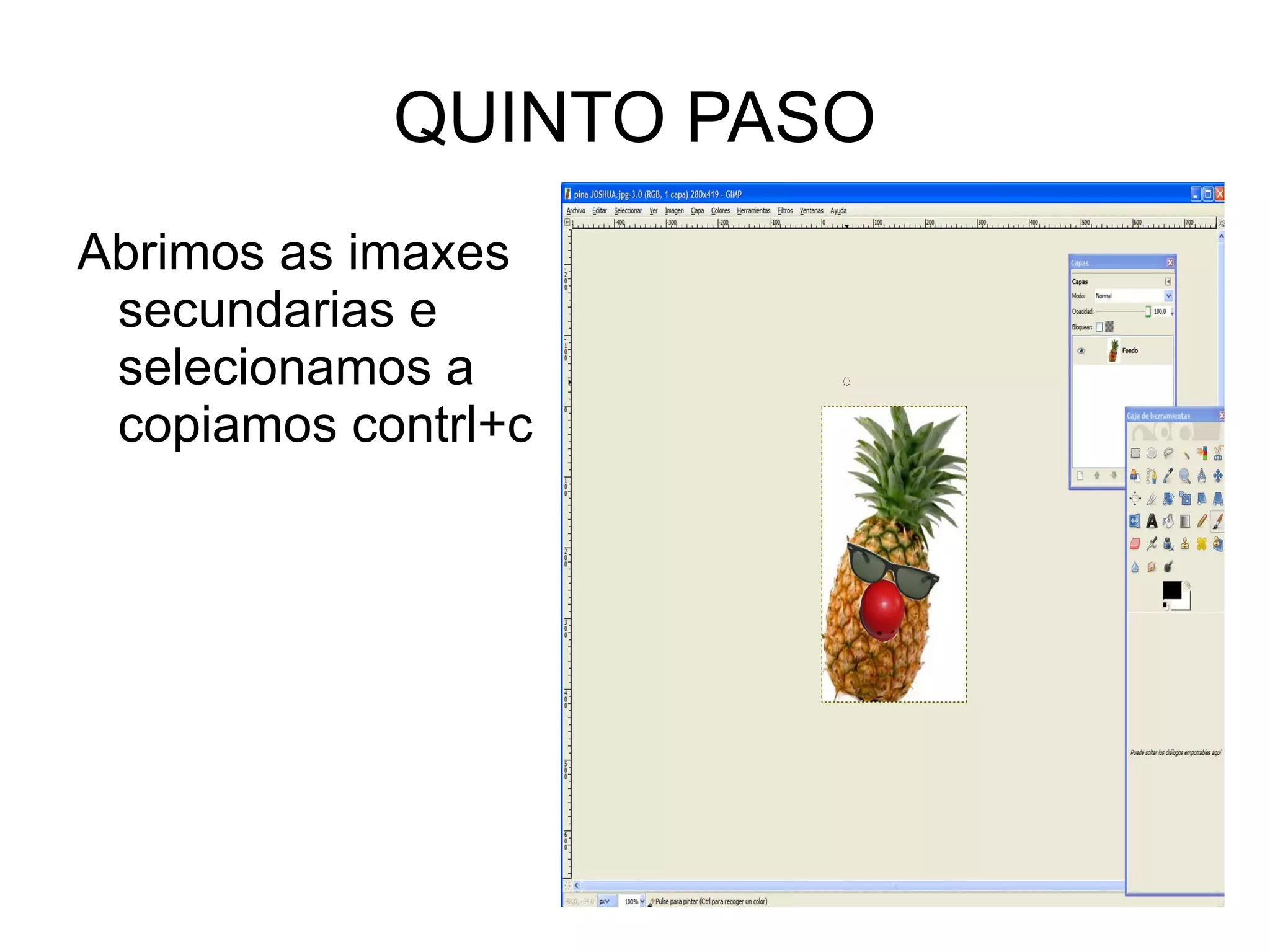 como hacer un potato con gimp | ODP
