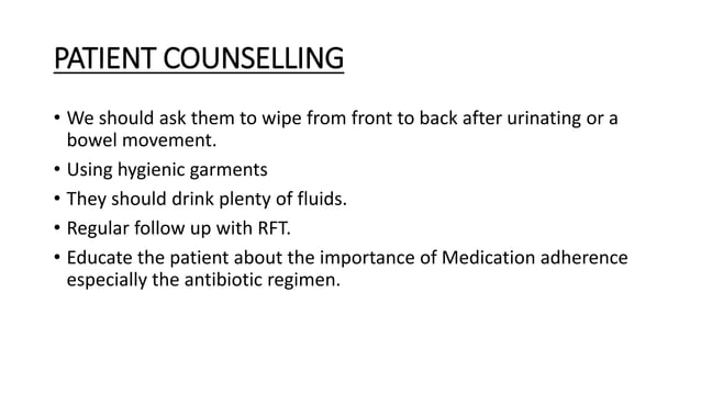 Urinary Tract infection: Case study | PPT | Free Download