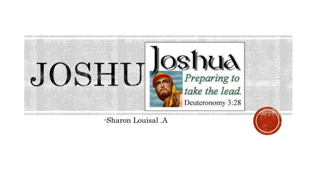 Joshua biblical character | PPT