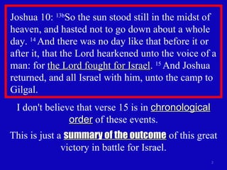Joshua 10b | PPT