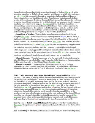 Joshua 11 commentary | PDF