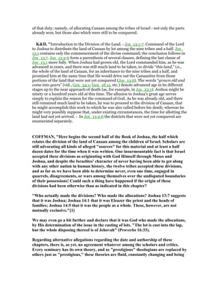 Joshua 13 commentary | PDF