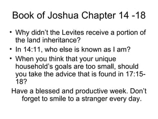 Joshua14 18 | PPT