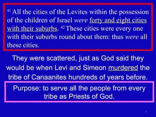 Joshua 21 | PPT | Christianity | Religion & Spirituality