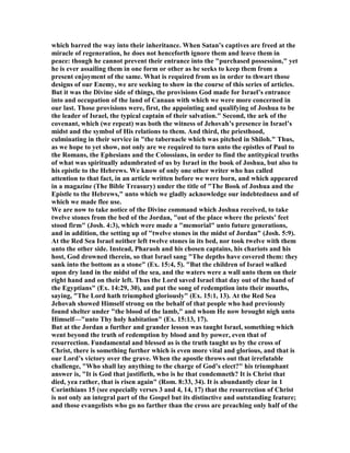 Joshua 4 commentary | PDF