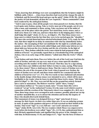 Joshua 4 commentary | PDF