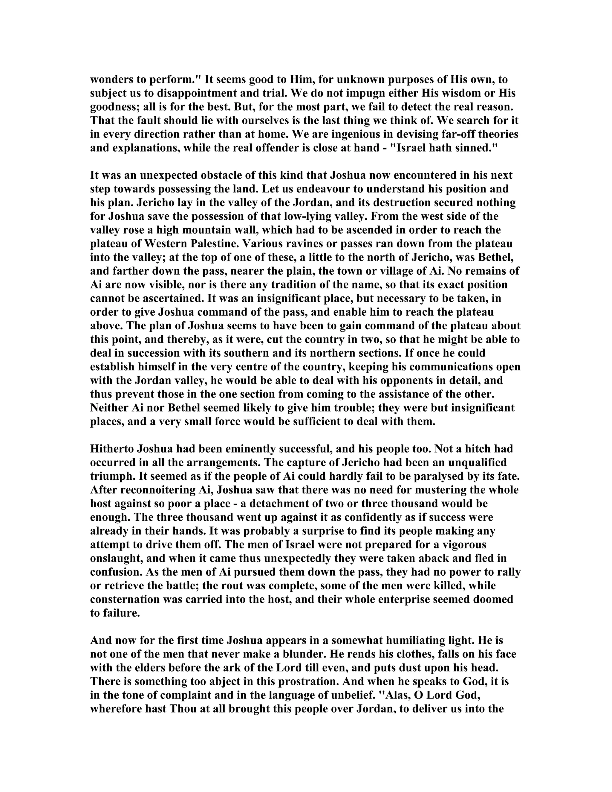 Joshua 7 commentary | PDF