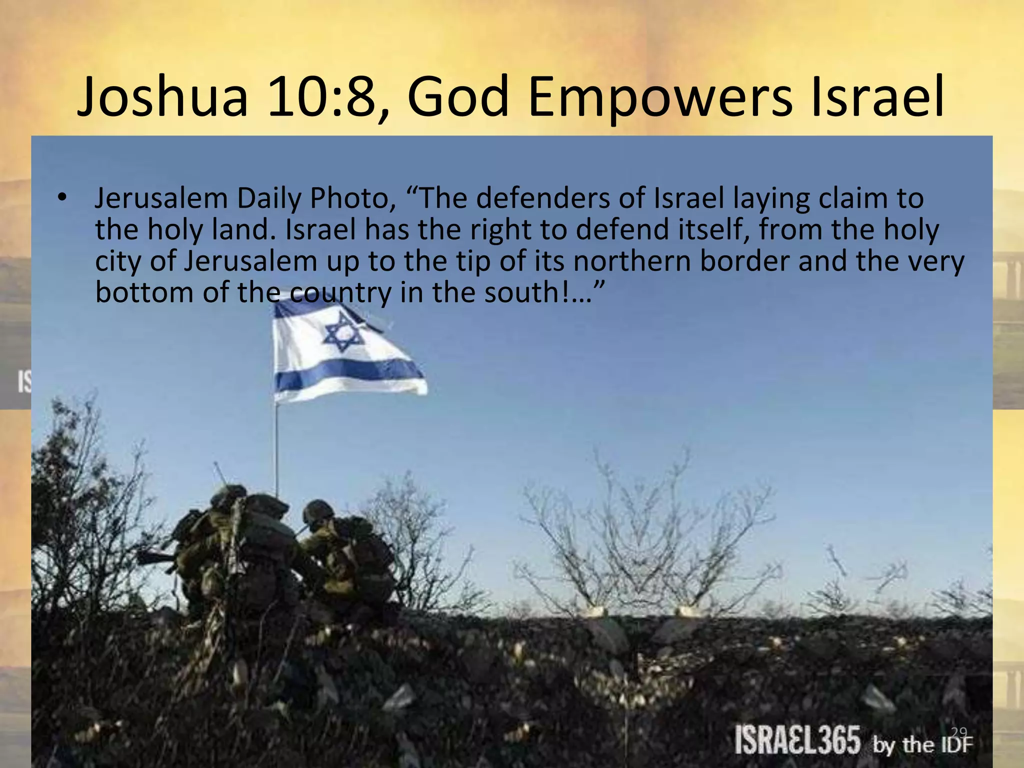 Joshua 9-10, Long Day Of Joshua; Gibeonites; typology, Moses a type ...