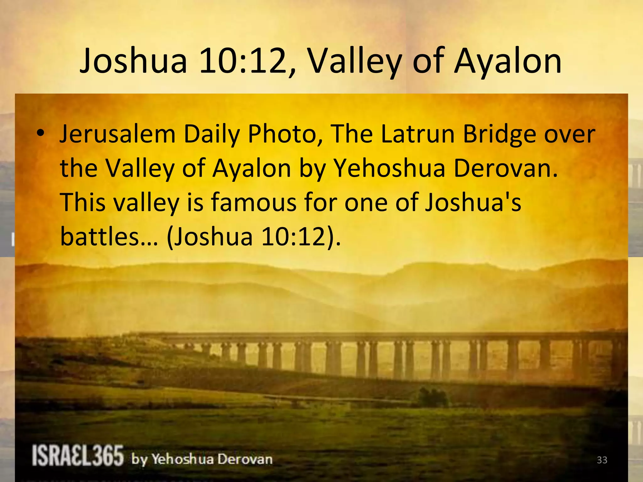 Joshua 9-10, Long Day Of Joshua; Gibeonites; typology, Moses a type ...