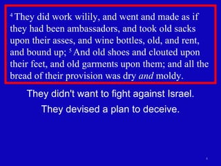 Joshua 9a | PPT