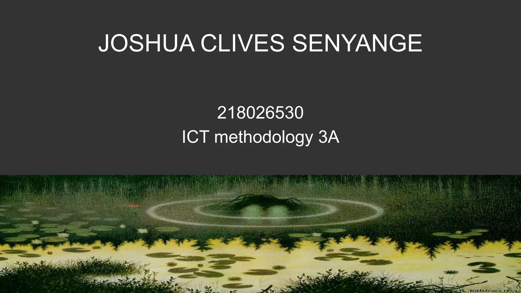 Joshua clives senyange time line | PPTX