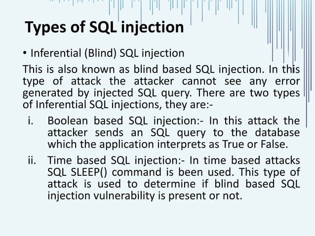 Ethical Hacking Project: SQL Injection Vulnerability Analysis.pptx ...