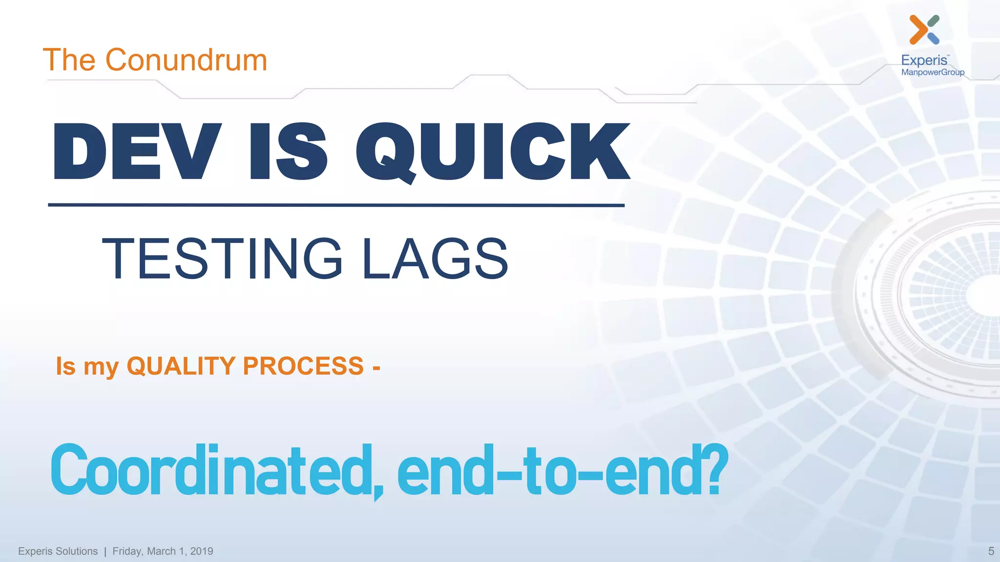 Continuous Quality: DevOps with Quality by Josh Eastman | PPT