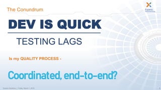 Continuous Quality: DevOps with Quality by Josh Eastman | PPT