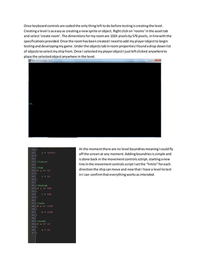 Joshua meyer 2D Game workflow document | PDF