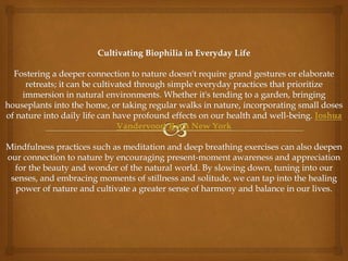 Biophilia_ Unraveling the Innate Human Connection to Nature_s Beauty ...