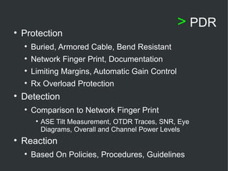 Physical Layer Optical Network Security Thesis Presentation To The CNY ISSA Chapter | PPT