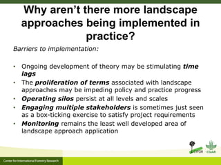 Forestry for sustainable future: The role of integrated landscape ...