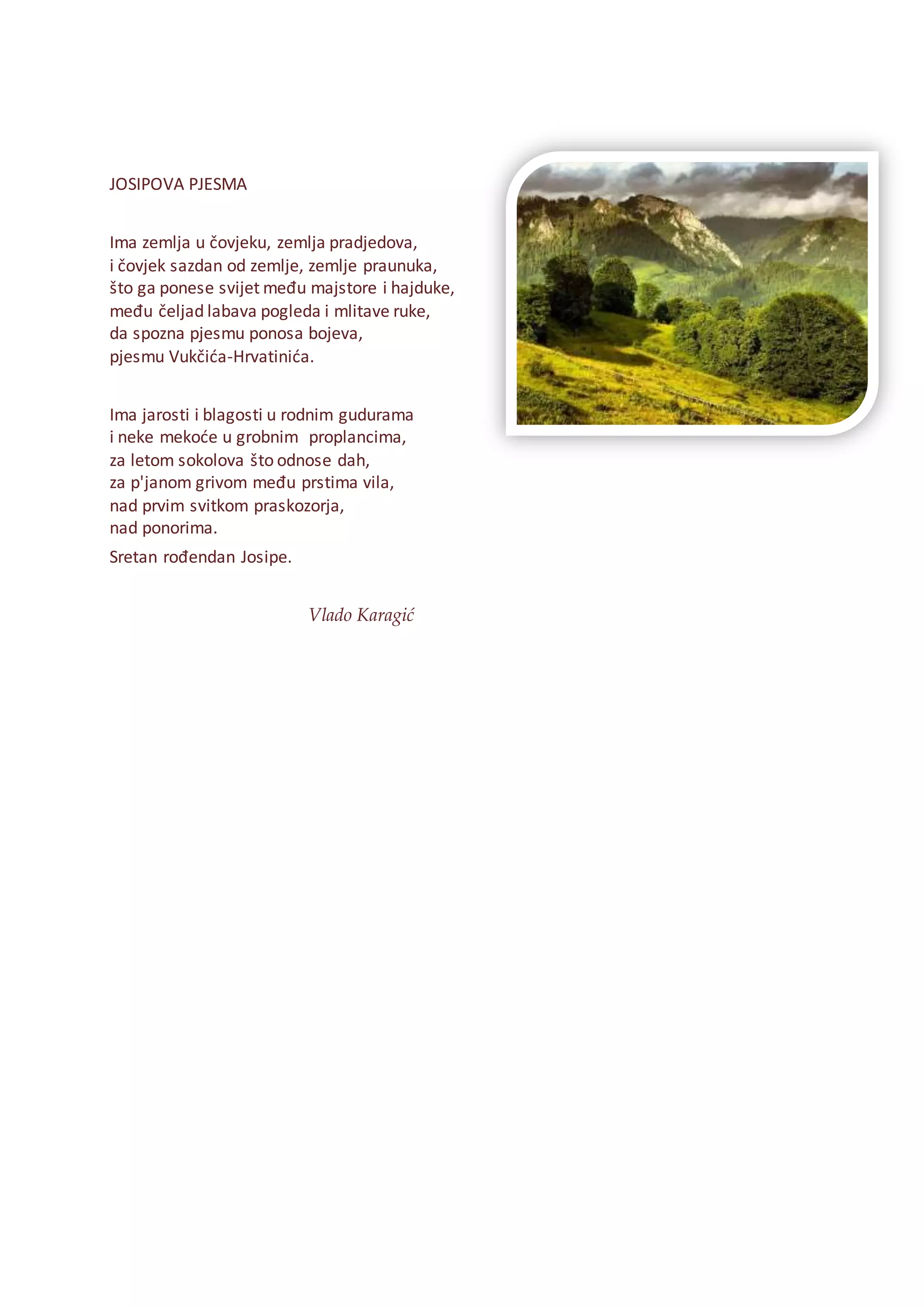 Josipova pjesma | DOCX