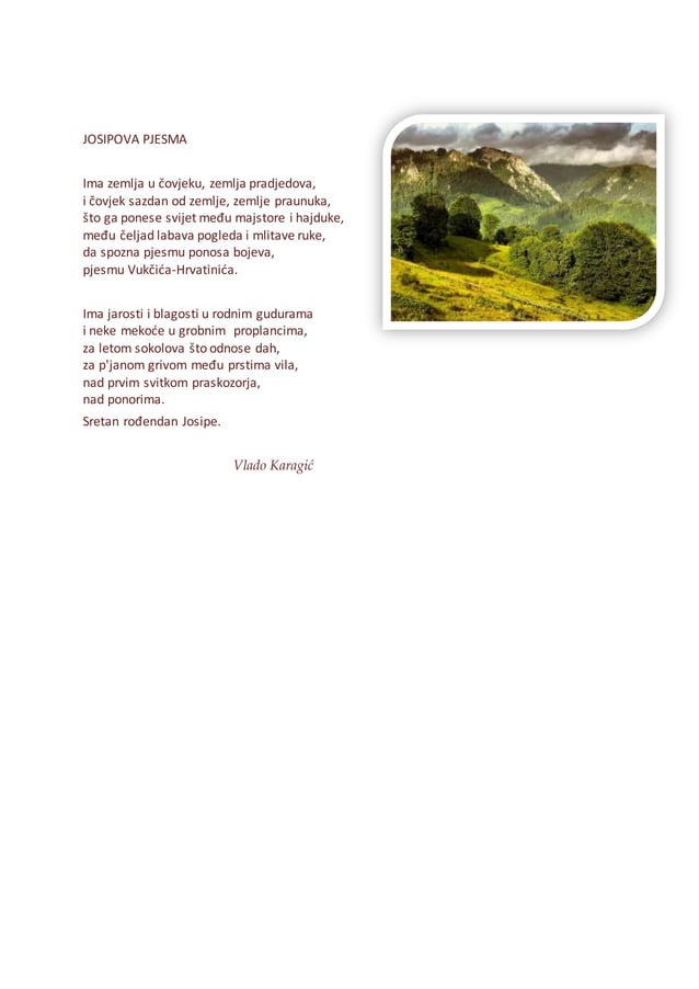 Josipova pjesma | DOCX