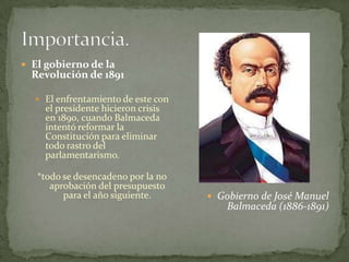 José manuel balmaceda | PPTX