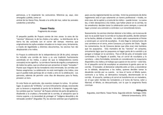 JOSÉ MARÍA ARGUEDAS cuentos breves para secundaria | DOCX