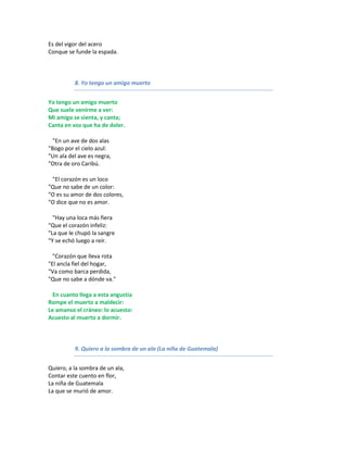 Jose Marti - Versos sencillos (antologia para niños) | DOCX