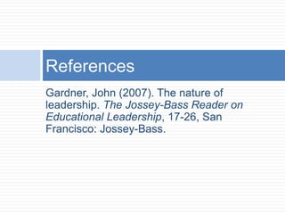Jossey-Bass Chapter 2 Outline | PPTX
