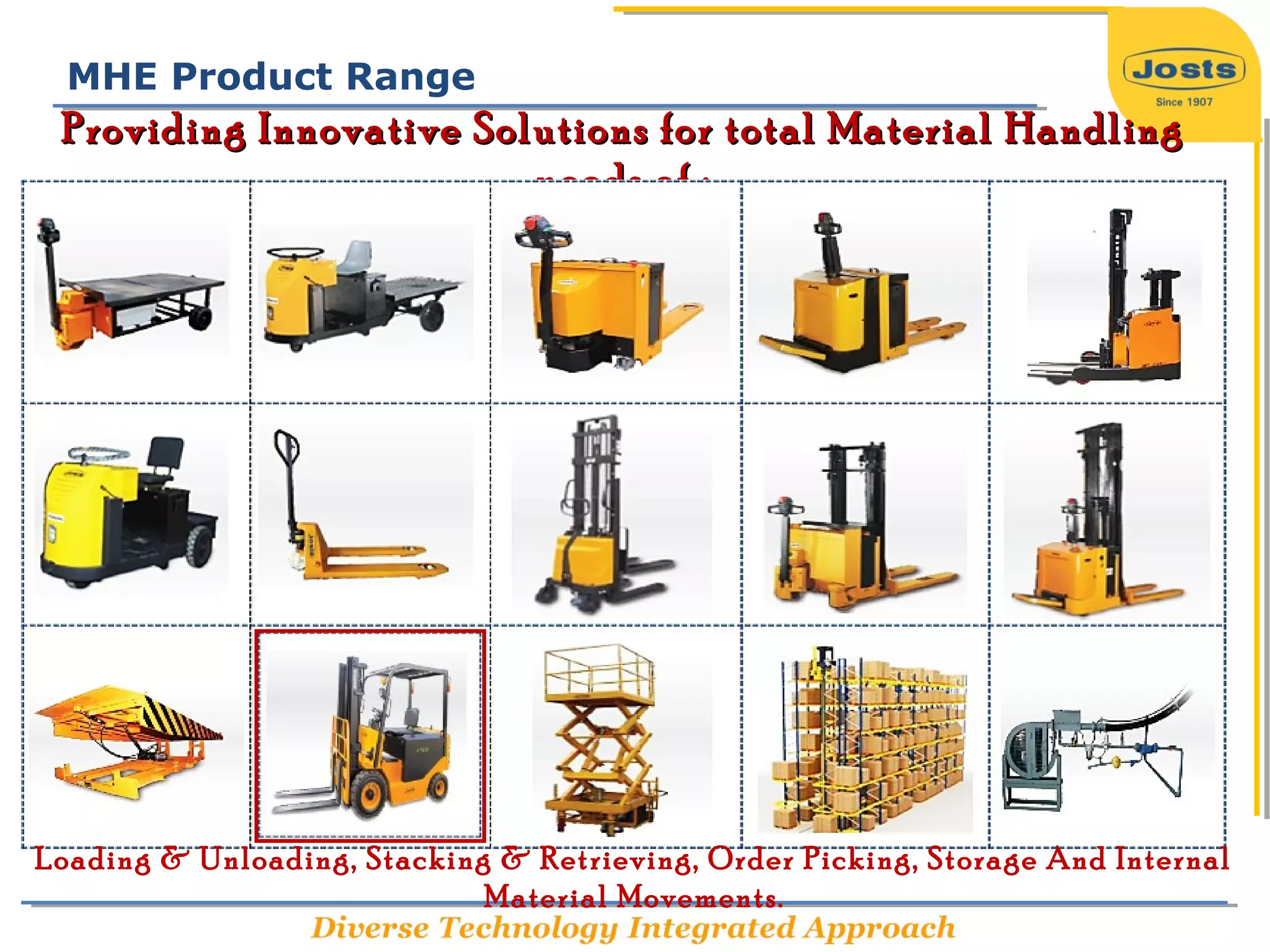 Josts electric forklift | PPT