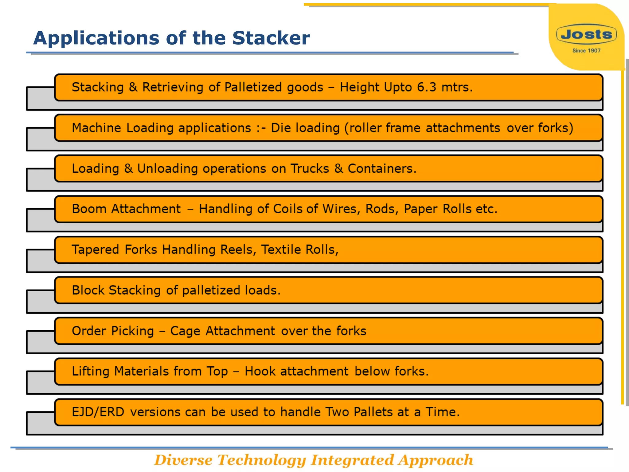 Josts electric stacker | PPT