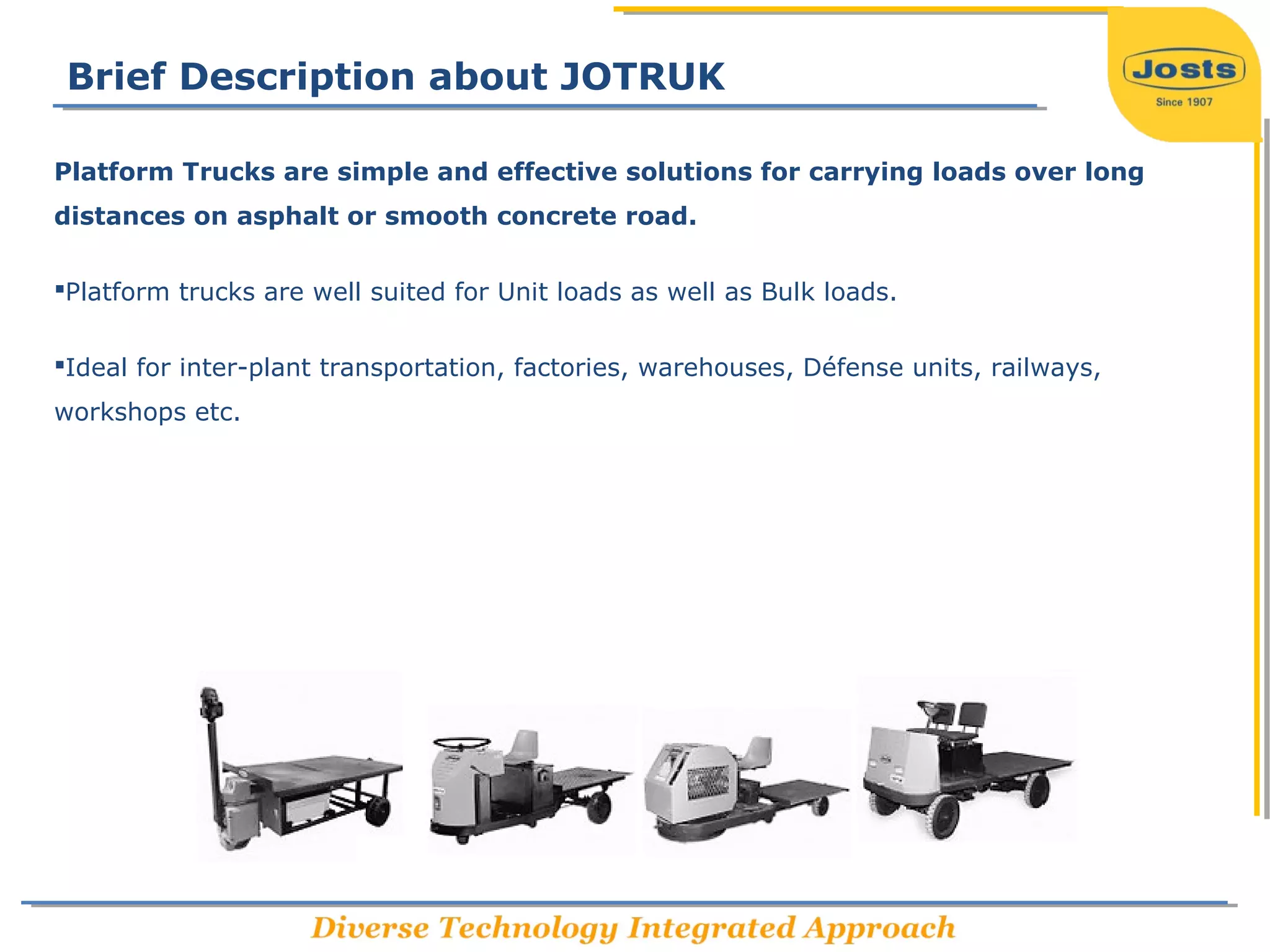 Josts platform truck range v.02