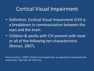 Characteristics of CVI | PPTX
