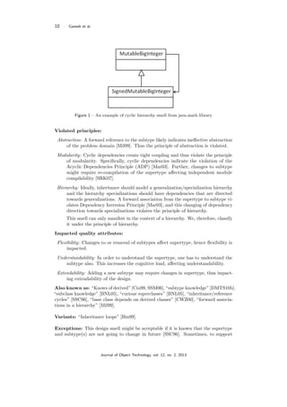 Towards a Principle-based Classiﬁcation of Structural Design Smells | PDF