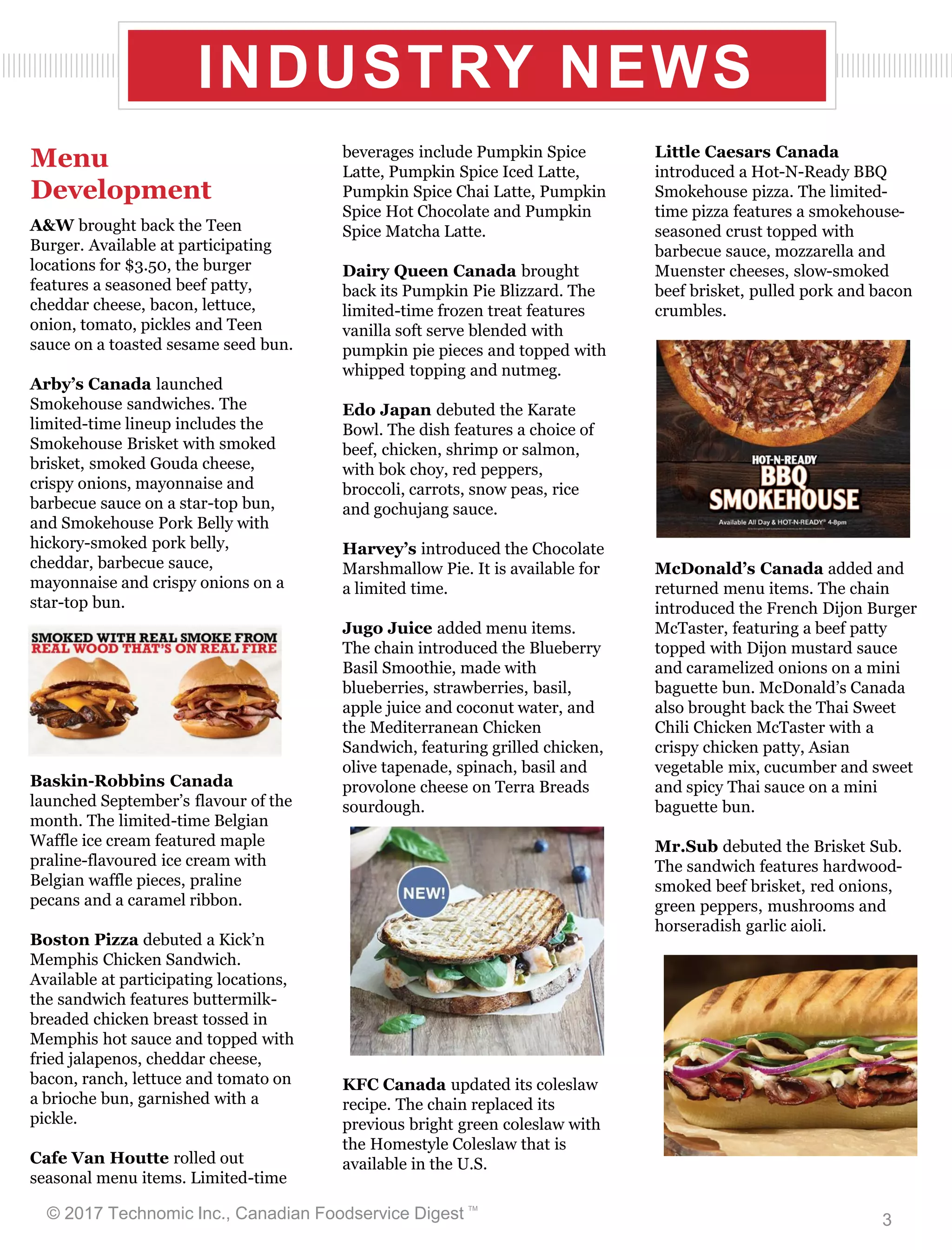 Canadian Food Digest-October 2017 | PDF