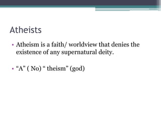 GOD IS MYTH OR REALITY | PPTX