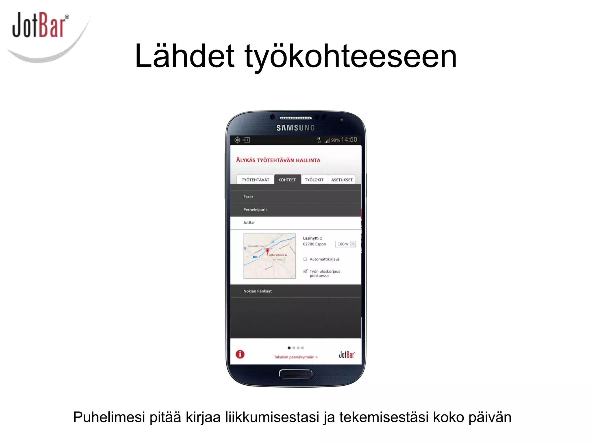 Jotbar mobiilileimaus | PPT