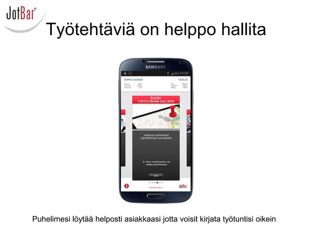 Jotbar mobiilileimaus | PPT