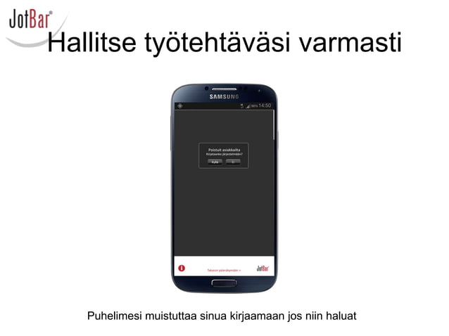 Jotbar mobiilileimaus | PPT