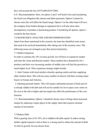 Jot case study - Report | DOCX