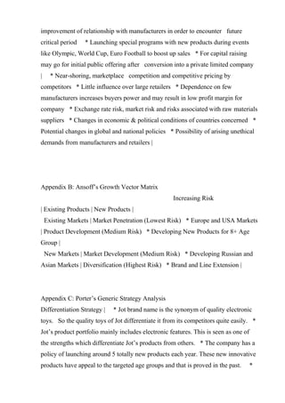 Jot case study - Report | PDF